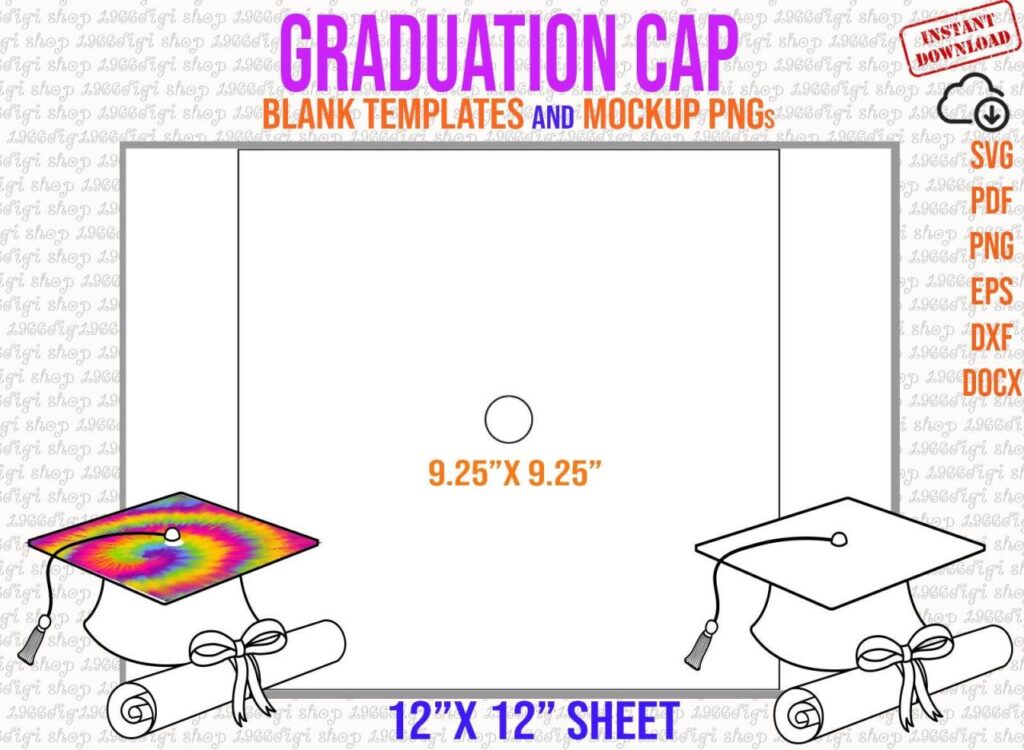Free Printable Graduation Cap Template – Printable Templates Free