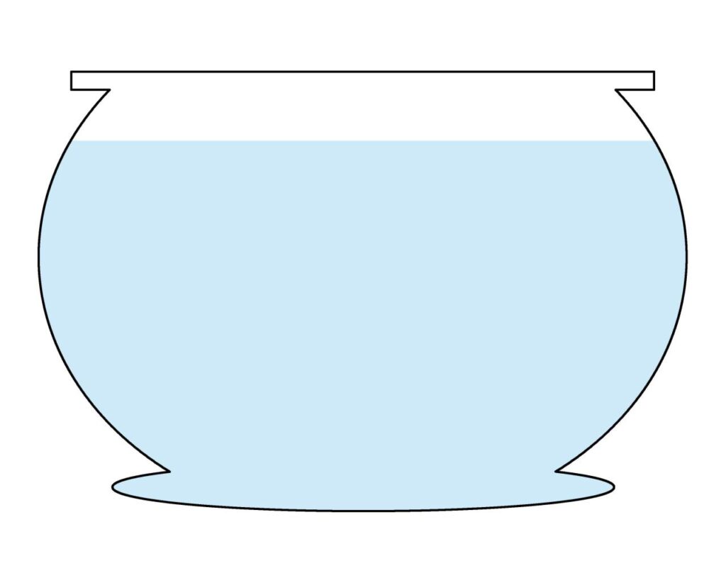 Fish Bowl Template Printable Free – Printable Templates Free
