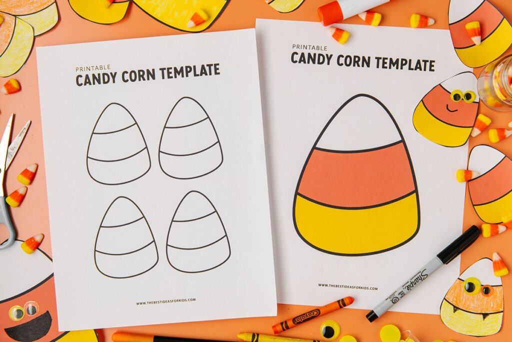 Free Printable Candy Corn Template - Printable Templates Free