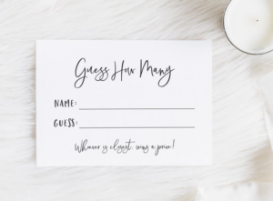 Guess How Many Printable Template Free Pdf – Printable Templates Free