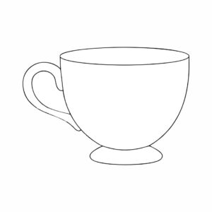 Free Printable Tea Cup Templates – Printable Templates Free