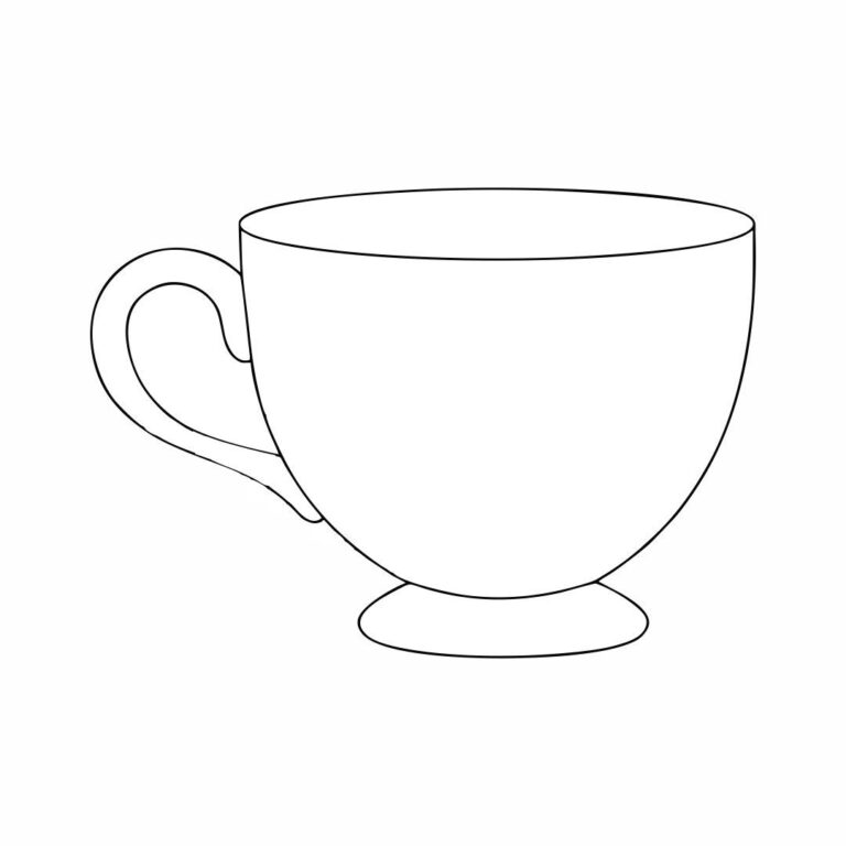 Free Printable Tea Cup Templates – Printable Templates Free