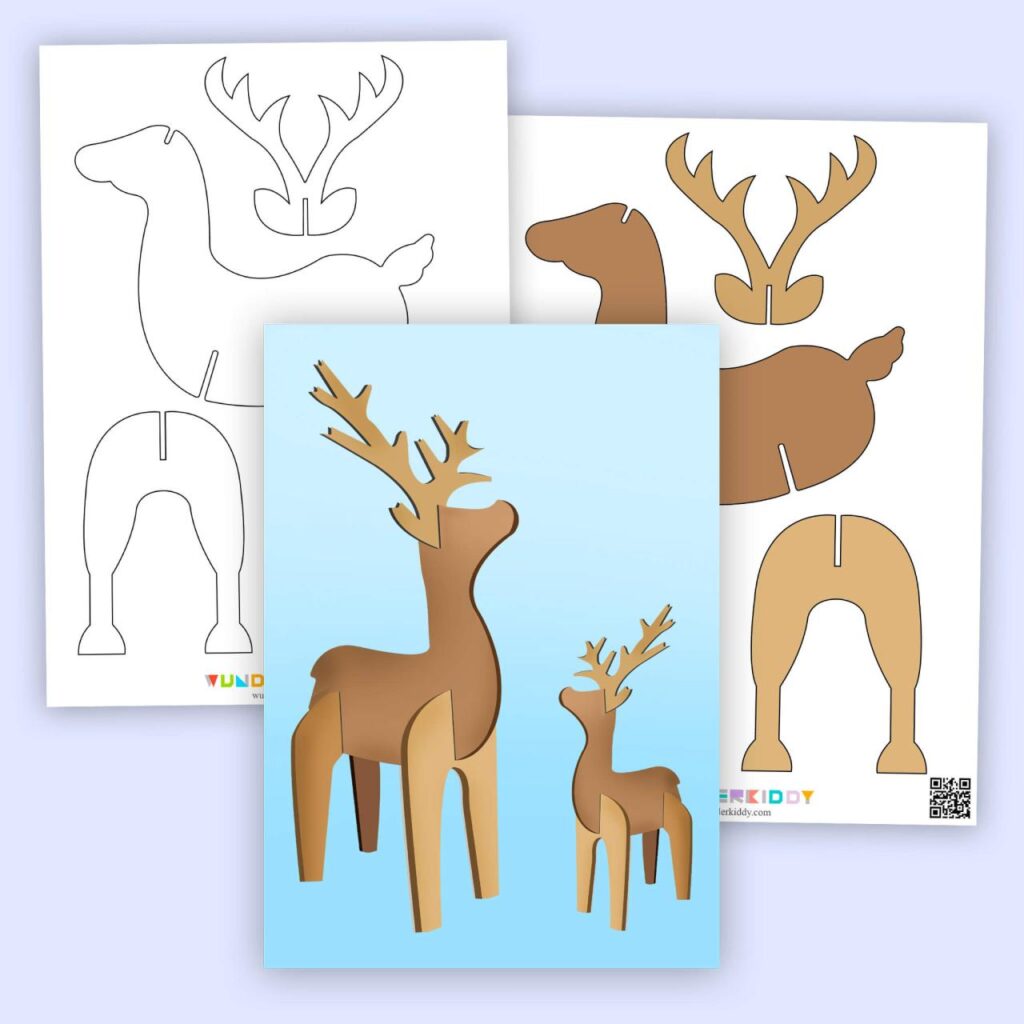 Free Printable Printable Deer Plaque Template – Printable Templates Free