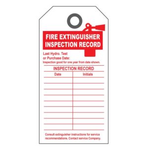 Printable Fire Extinguisher Inspection Tags Template Pdf - Printable ...