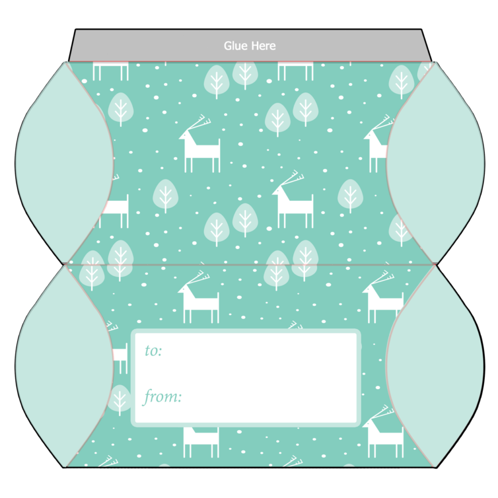Free Printable Christmas Box Templates – Printable Templates Free