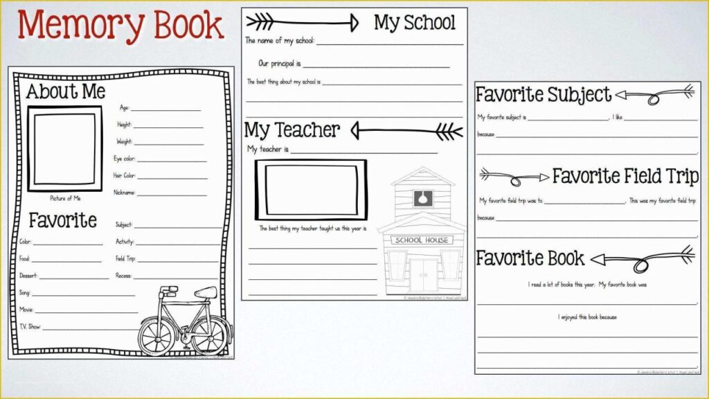 Free Printable Memory Book Templates Pdf – Printable Templates Free