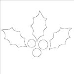 Free Printable Holly Leaf Template - Printable Templates Free