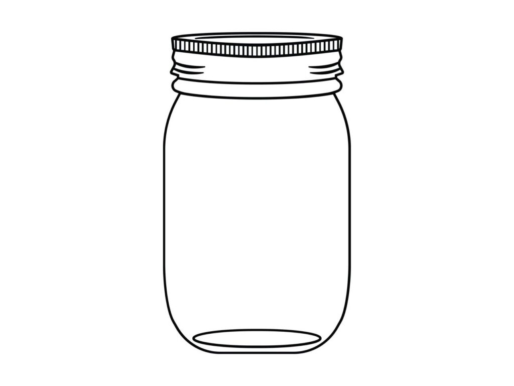 Free Printable Mason Jar Template - Printable Templates Free