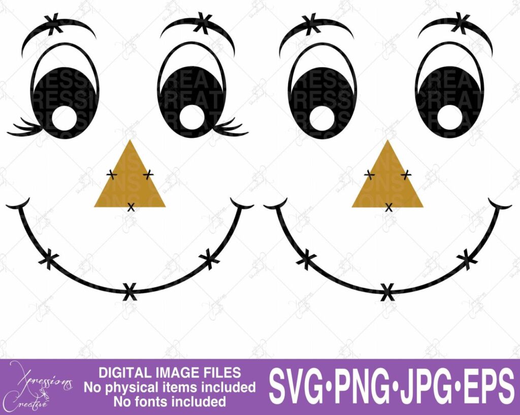 Free Scarecrow Face Template Printable Free – Printable Templates Free