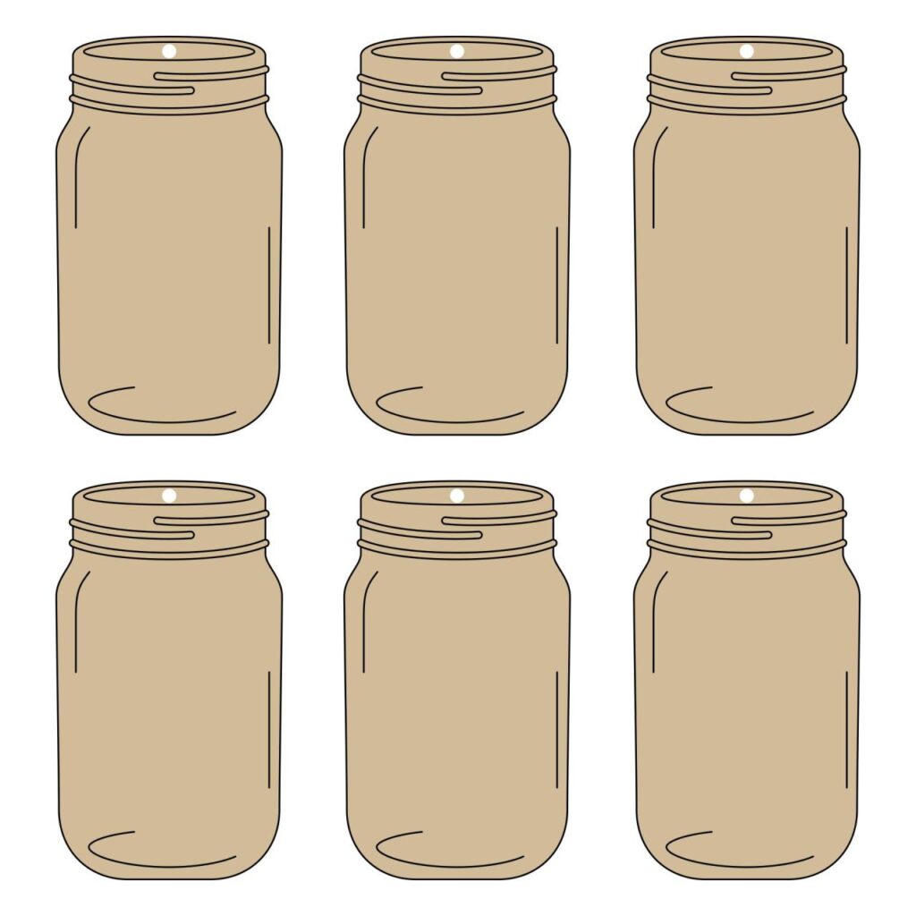 Free Printable Mason Jar Template - Printable Templates Free