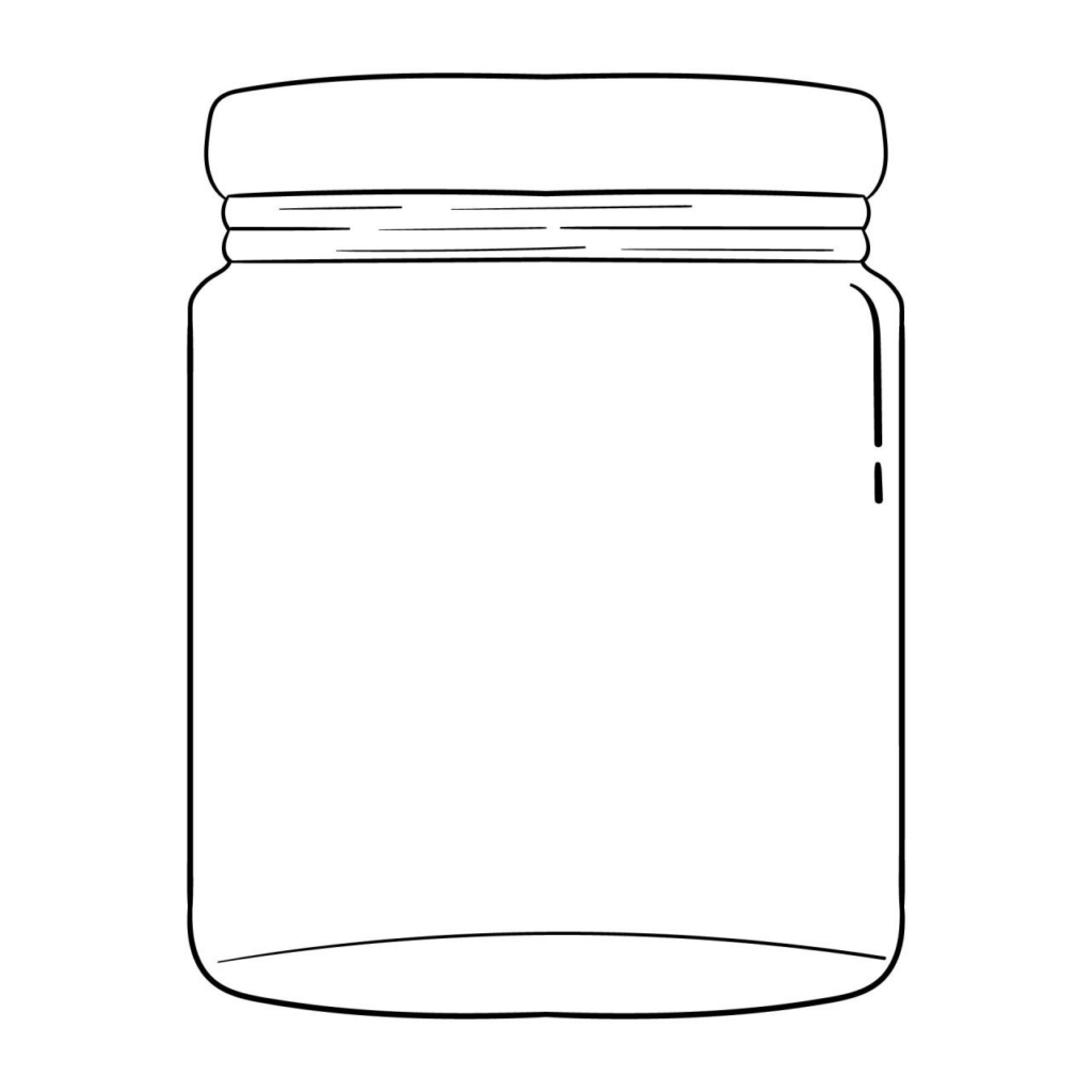 Free Printable Mason Jar Template - Printable Templates Free