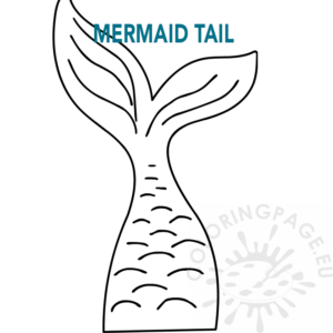 Free Printable Mermaid Tail Template – Printable Templates Free