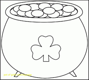 Printable Pot Of Gold Template – Printable Templates Free