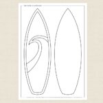 Free Printable Surfboard Template Printable – Printable Templates Free